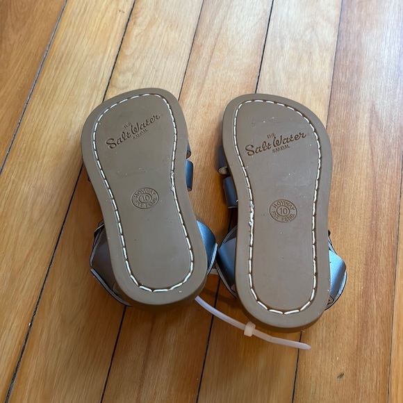 Salt Water Sandals by Hoy | Shoes | New Dark Silver Salt Water Sandals ...